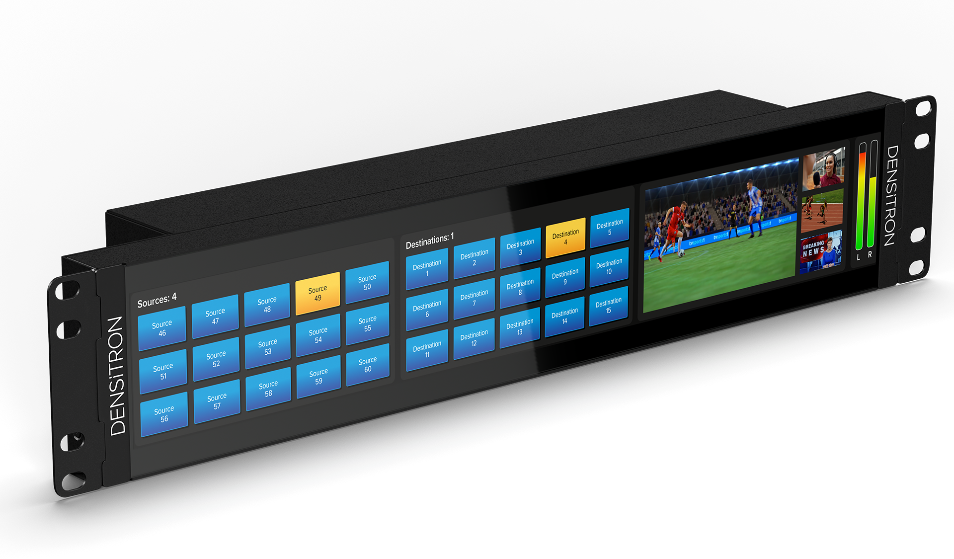 2RU タッチスクリーン モニター - Densitron Japan